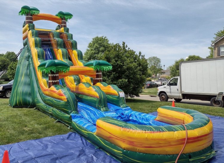20 foot cali palms waterslide - ace inflatables Florence MS